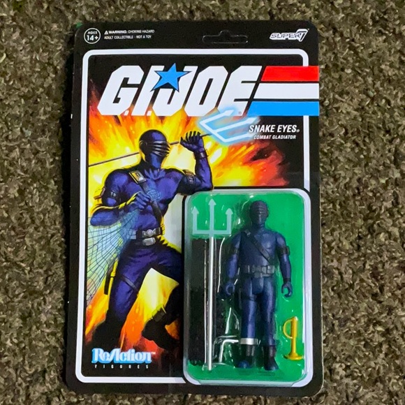 Hasbro | Toys | Gi Joe Reaction Figures Snake Eyes Combat Gladiator ...